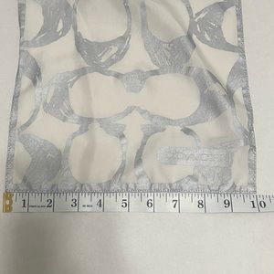 Coach | Accessories | Coach Logo Scarf Classic Design Classic Rare Find ...